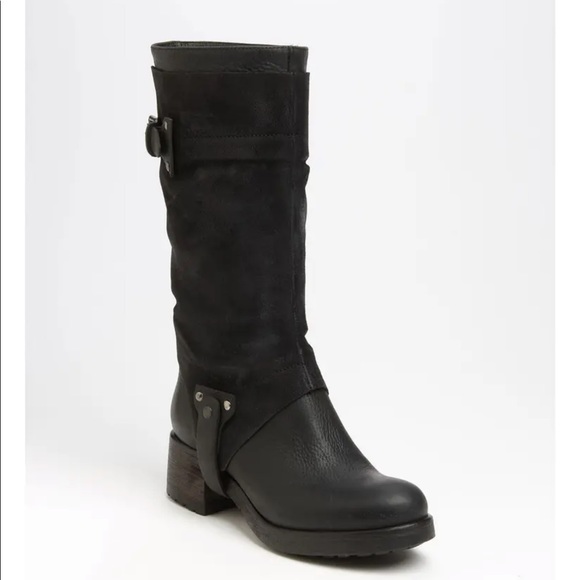 Vera Wang | Shoes | Very Wang Essie Boot Moto Style Leather Boot | Poshmark